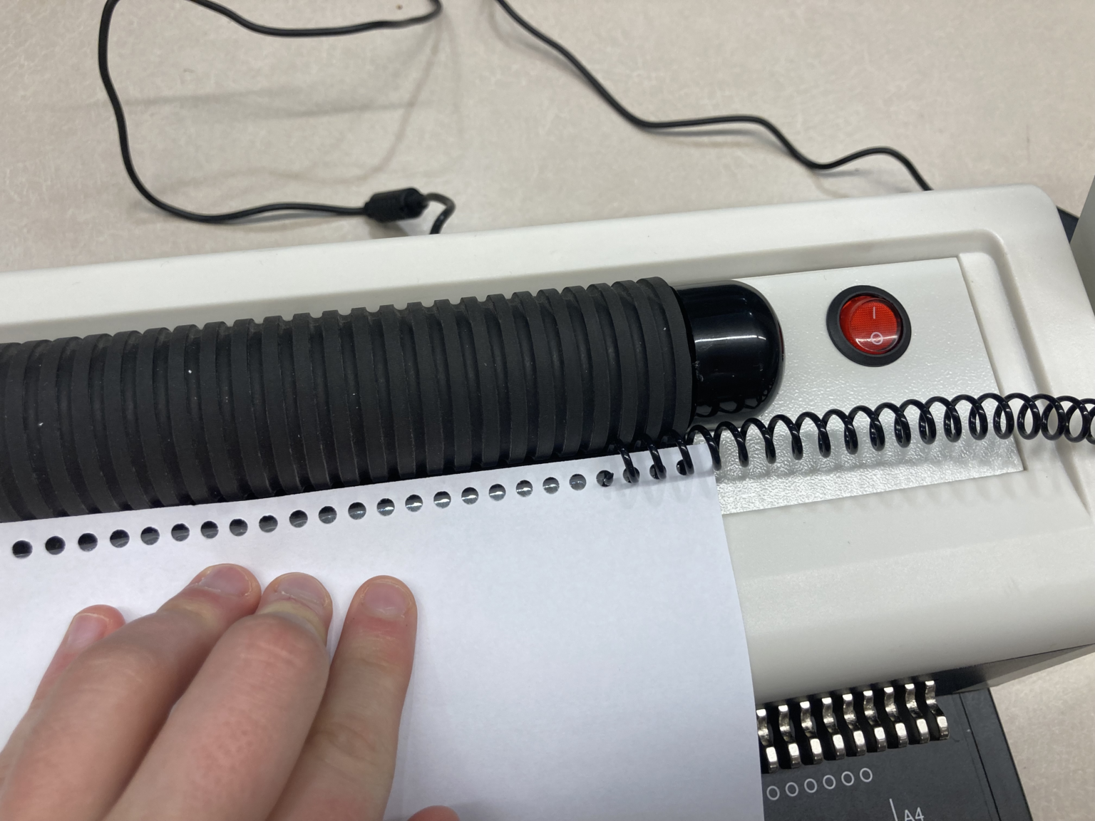 Spiral Binding Machine DIY Training - Northeastern Makerspaces