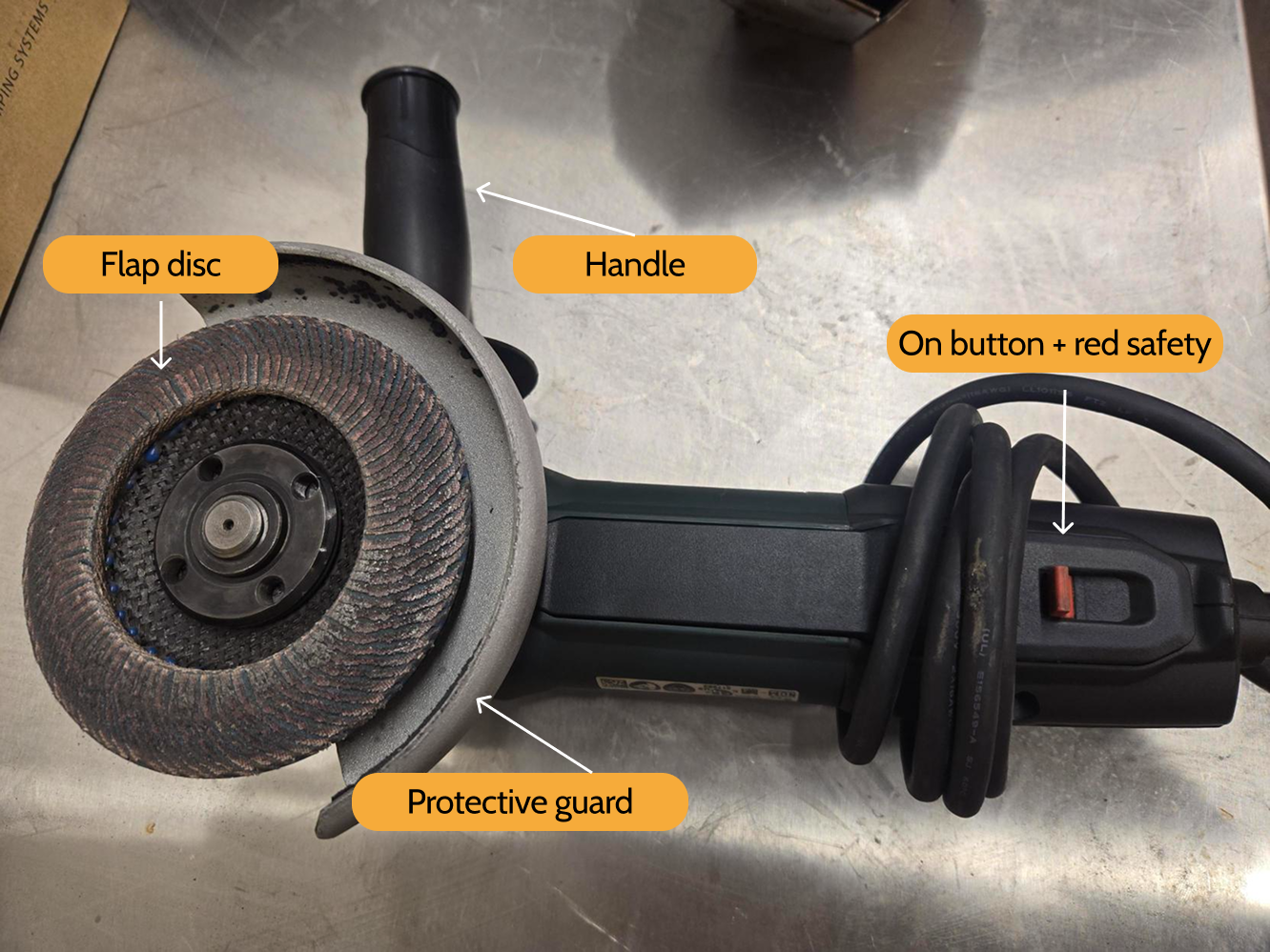 Angle Grinder DIY Training - Northeastern Makerspaces